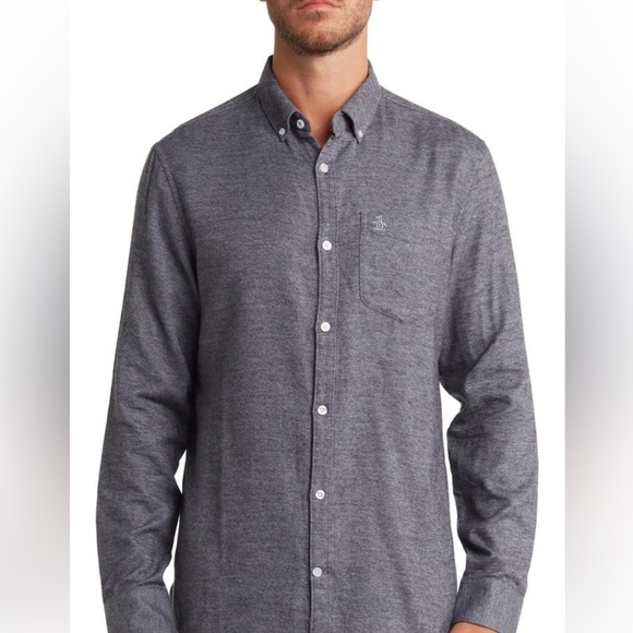 Original Penguin | Shirts | Mens Original Penguin Woven Long Sleeve ...